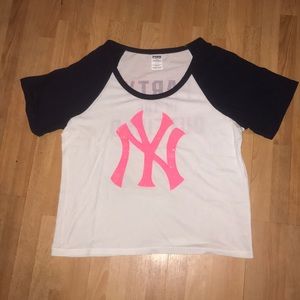 PINK Victoria's Secret | Tops | Nwot Ny Yankees Tee Shirt | Poshmark